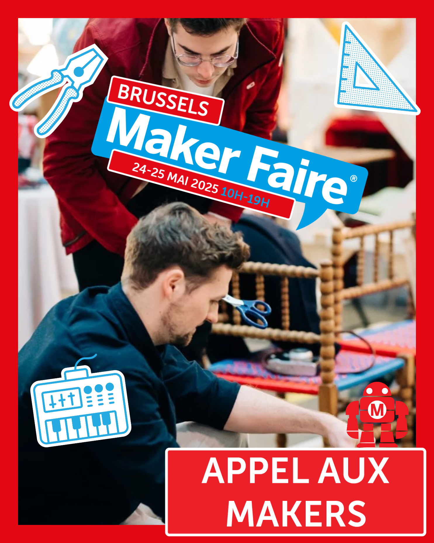 Fablabs Brussels — Maker Faire 2025 : Appel aux makers